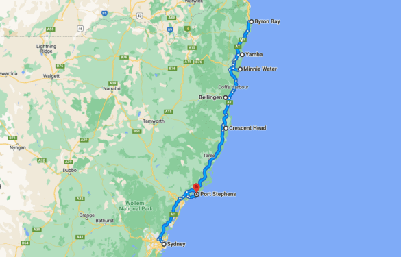 Sydney to Byron Bay Road Trip Itinerary