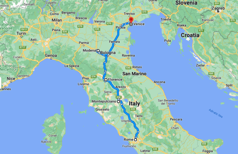 Rome to Venice Road Trip Itinerary - 10 Days in Italy